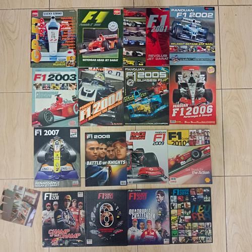 Jual Majalah Panduan F1 Buku Formula Koleksi Otomotif F1 Guide Formula ...