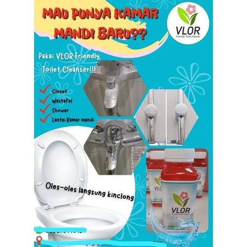 Jual Vlor 250ml dan 1Liter Cairan Pembersih Kamar Mandi - 1000 ml ...