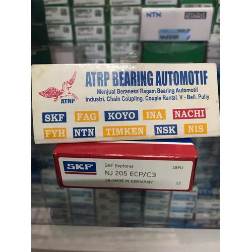 Jual CYLINDRICAL ROLLER BEARING NJ 205 ECP/C3 NJ205ECP/C3 SKF ORIGINAL ...