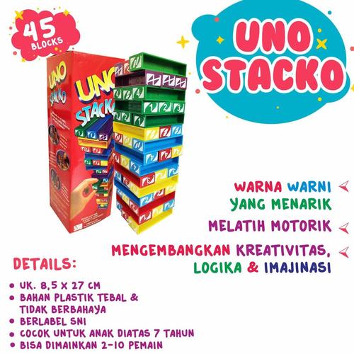 Jual Stacko Mainan Anak Stako Kayu Balok Susun Edukasi - Kota Surabaya ...