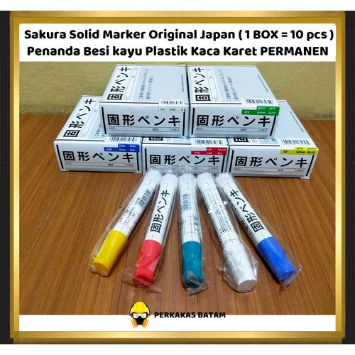 Jual SPIDOL Penanda Besi PERMANEN Sakura Solid Marker SPIDOL Sakura ...