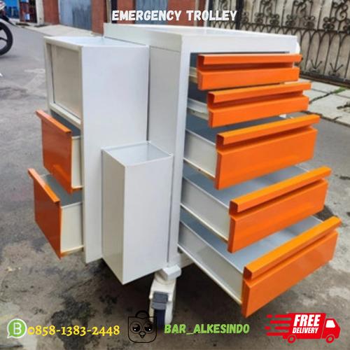 Jual Trolley Emergency Besi | Troli Emergency PC | Emergency Troli Besi ...