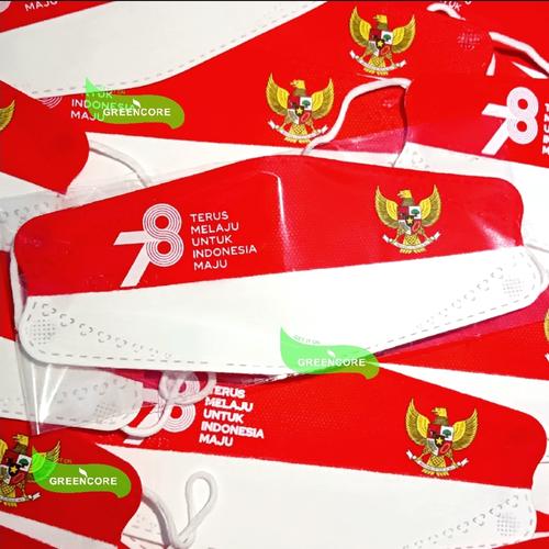 Jual Masker merah putih kf94 bendera indonesia logo hut ri 4 lapis ...
