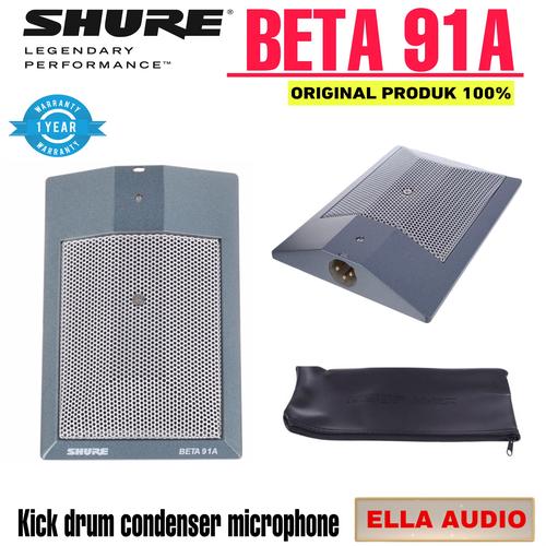 Jual Mic Kick drum Shure Beta 91A microphone boundary instrument ...