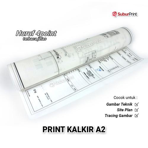 Jual Print Cetak Ukuran Besar A2 Bahan Kertas Kalkir Hitam Putih dan ...