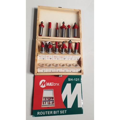 Jual BESAR 12 router SHS121 bit set mata profil mata trimmer krisbow ...