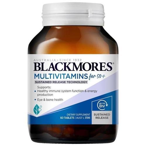 Jual Blackmores Multivitamin For 50+ Sustained Release 60 Tablets - Kota Denpasar - HerbsVit id ...