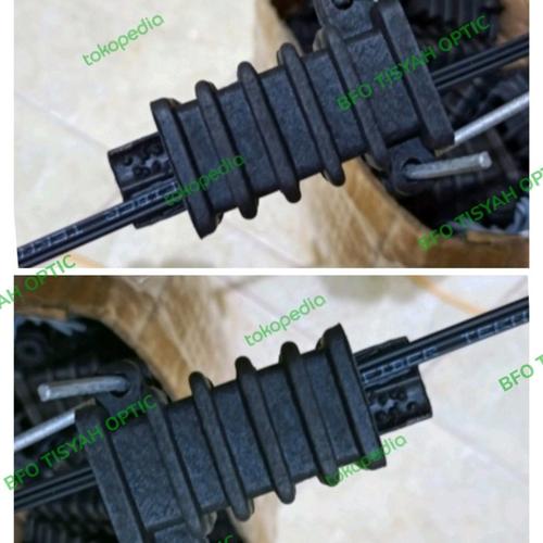 Jual service dropcore fig 8 klem penjepit kabel 2mm - 7mm cctv Fiber ...