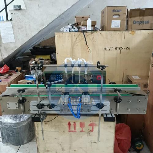 Jual MESIN FILLING MESIN PENGISI CAIRAN LIQUID 4 NOZZLE DENGAN CONVEYOR - Jakarta Barat - AURORA ...