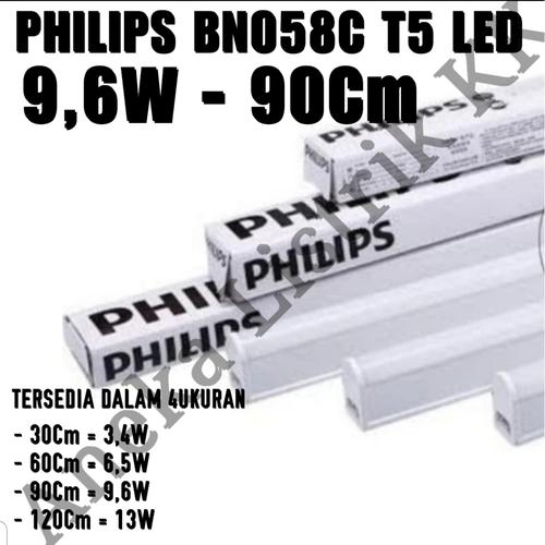 Jual PHILIPS BN058C T5 LED 9,6W 90CM BN 058C 9,6 W WATT TRUNKABLE LINEA 9W - 6500K PUTIH, TANPA ...