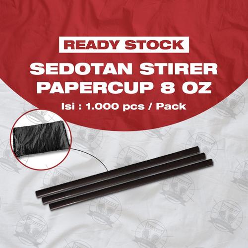Jual Sedotan Gelas kopi 8 oz - Sedotan Stirrer Gelas Kopi Panas - Kota ...