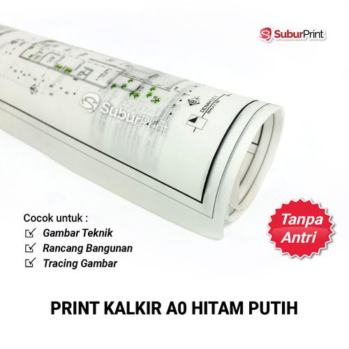 Jual Print Cetak Kertas Kalkir Ukuran Besar A0 Hitam Putih dan Berwarna - Jakarta Pusat - Subur ...