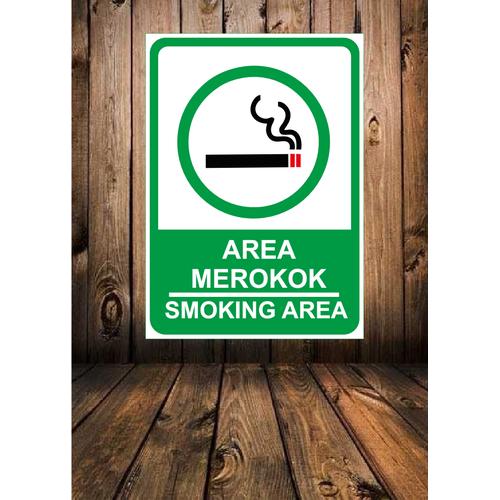 Jual Rambu Area Merokok/Smoking Area/Zona Merokok - 15 cm x 210 cm ...