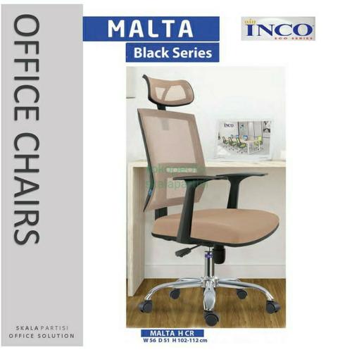 Jual Kursi Kantor Kursi Kerja Indachi Inco MALTA - BLACK Series w ...