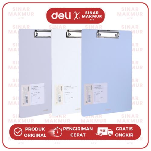 Jual Clipboard / Papan Jalan A4 Warna Pastel PP Deli CFoam DELI 72492 ...