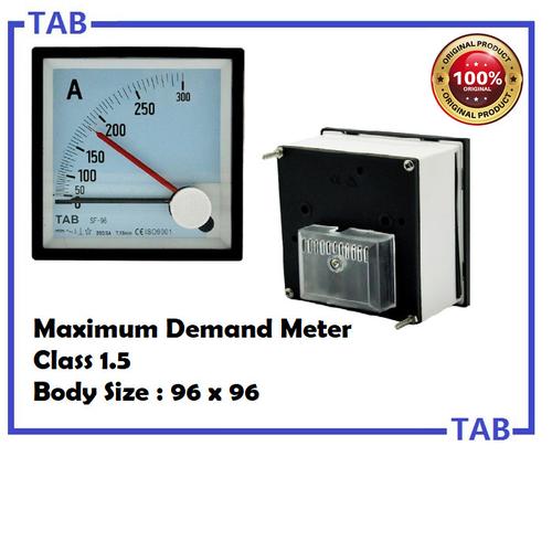 Jual Maximum Demand Ampere Meter TAB 96 x 96 Class 1.5 30/5A sd 5000/5A ...