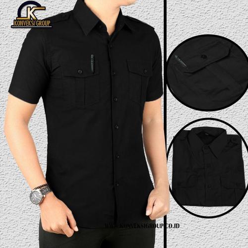 Jual Kemeja Kantoran Pria Keren Pdl Lapangan Outdoor Lengan Pendek ...