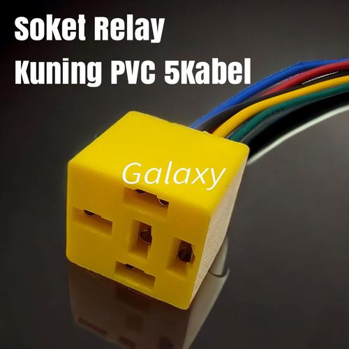 Jual Soket Relay Kuning 5 Kabel Murni Tembaga - Kota Surabaya - Galaxy ...