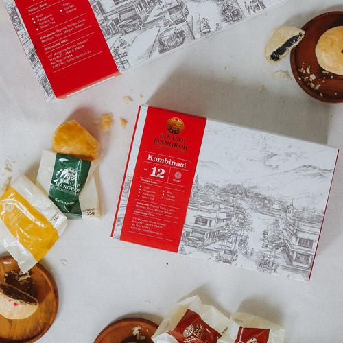 Jual Pia Cap Mangkok isi 12 khas Malang - Kacang Hijau - Kab. Malang ...