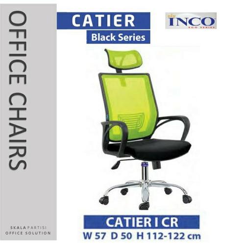 Jual Kursi Kantor Kursi Kerja Indachi Inco CATIER - Black Series w ...
