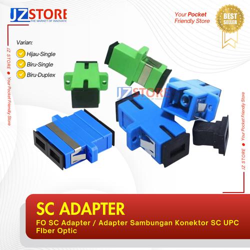 Jual FO SC Adapter / Adapter Sambungan Konektor SC UPC PAZ FIber Optic ...