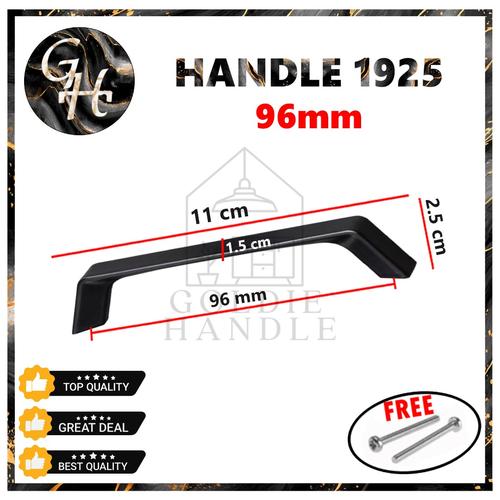 Jual Handle Laci Hitam / Handel Laci Coating Black 1925 / Pintu Lemari ...