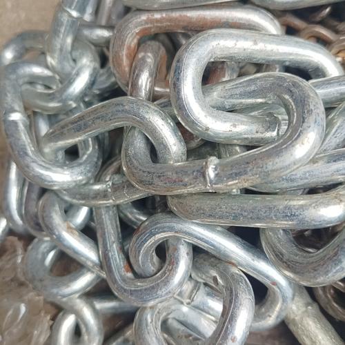 Jual rantai besi m8 putih platting galvanice putih per 1 m, iron chain ...