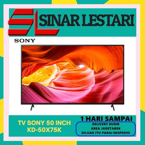 Promo SONY KD-50X75K SMART ANDROID TV 50 INCH 4K HDR10 DOLBY AUDIO ...