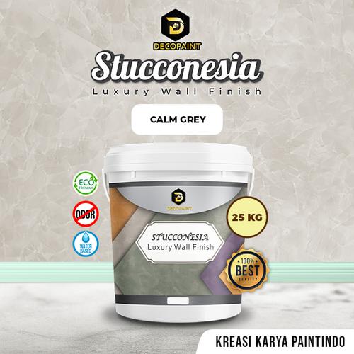 Jual Cat Tembok Dekoratif Stucco | Stucconesia Calm Grey 25kg - Jakarta ...