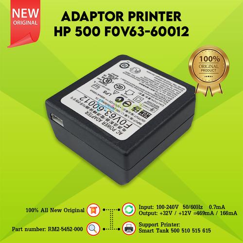 Jual Adaptor Printer HP Smart Tank 500 515 615 610 670 720 750 F0V63 ...