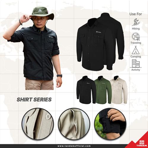 Jual KEMEJA OUTDOOR I KEMEJA LAPANGAN I KEMEJA TANDEM I RIPSTOP | KL051 ...