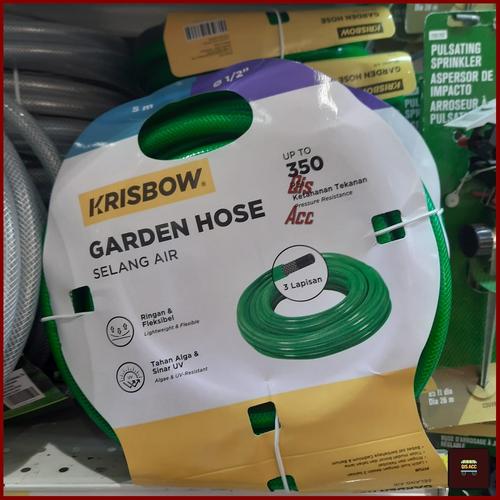 Jual KRISBOW Garden Hose Braided Selang Air 1/2 Inch X 5 Mtr - Hijau - Kota Tangerang - QisAqis ...