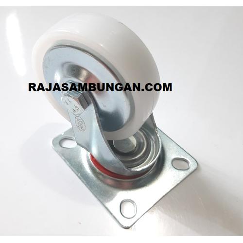 Jual Roda Nylon 2 Inch Hidup Roda Trolley Troli Roda Caster Gerobak ...