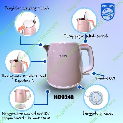 Jual Kettle Philips HD9348 Teko Listrik Philips HD9348 1 Liter Pemanas ...