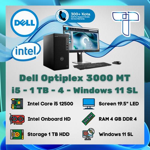 Jual Dell Optiplex 3000MT 3000 MT Desktop - i5 - 1 TB - 4 - Windows 11 SL - Kota Surabaya ...