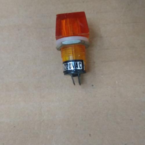 Jual Lampu / pilot segi / lampu kotak 220vac / warna kuning15mm ...