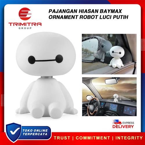 Jual Boneka Baymax Robot Kepala Goyang Lucu Ornamen Pajangan Mainan ...