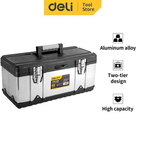 Jual Deli ToolBox Deli ToolBox 20 inch/ kotak perkakas Un Besar 20 ...