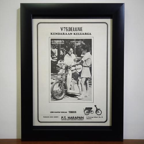 Jual Iklan Jadul Motor YAMAHA V75 E Deluxe. Pajangan Poster Otomotif ...