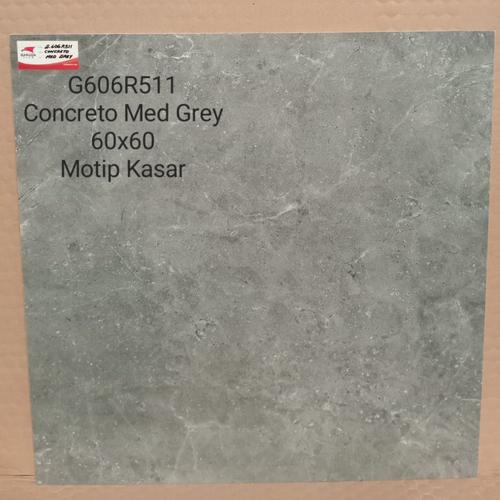 Jual Granit 60x60 Lantai/Teras Garuda Concreto Med Grey Matt - Kab ...