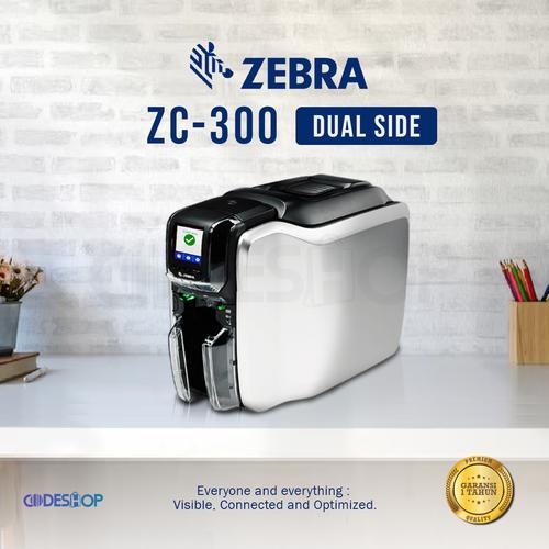 Promo Zebra ZC300 Dual - Printer ID Card Dual Side - Cetak Kartu PVC Cicil 0% 3x - Kota Semarang ...