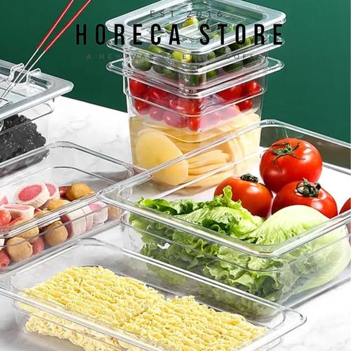 Jual Food pan Gastronom GN plastik 1/2 - Polycarbonate foodpan Gastro ...