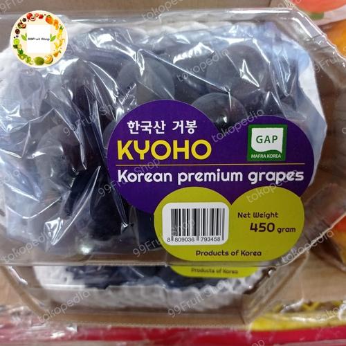 Jual korean grape kiyoho | anggur kiyoho korea swety / pack 450 gram ...