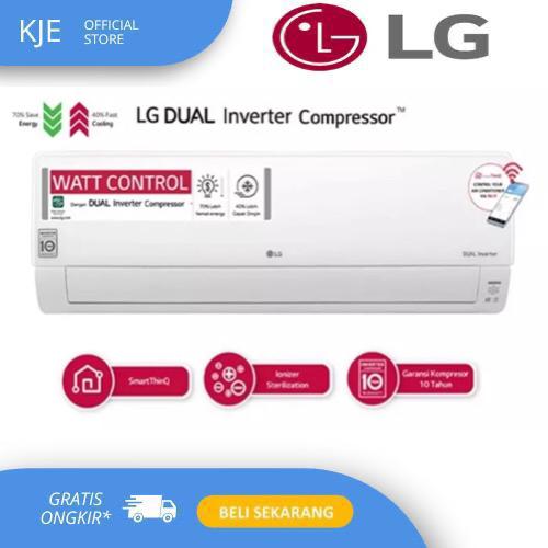 Jual AC LG T05EV5 SMART INVERTER LG 0.5 PK DUAL COOL SPLIT 1/2 PK 05EV5 ...
