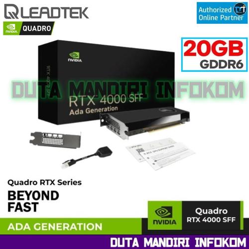 Jual Leadtek Quadro Nvidia RTX 4000 SFF ADA Generation 20GB GDDR6 - Jakarta Pusat - Duta mandiri ...