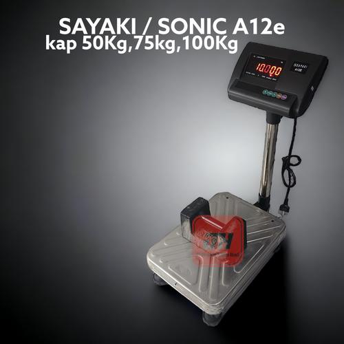 Jual Timbangan barang digital SAYAKI A12E kap 100Kg / Timbangan lantai - Jakarta Barat ...
