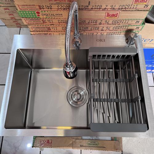 Jual Sink cuci piring / bak cuci piring stainless 304 - KOMPLIT SET ...