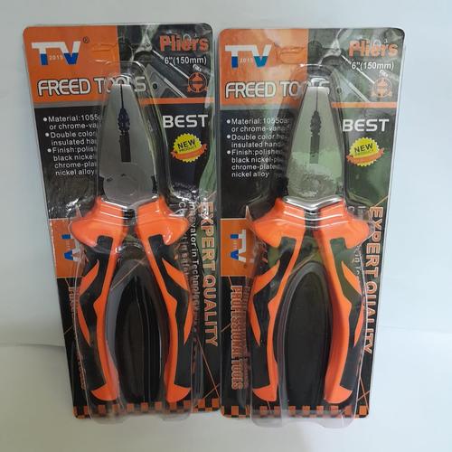 Jual Tang Kombinasi 6" inch FREED / Tang Kombinasi 6" Plier Combination ...