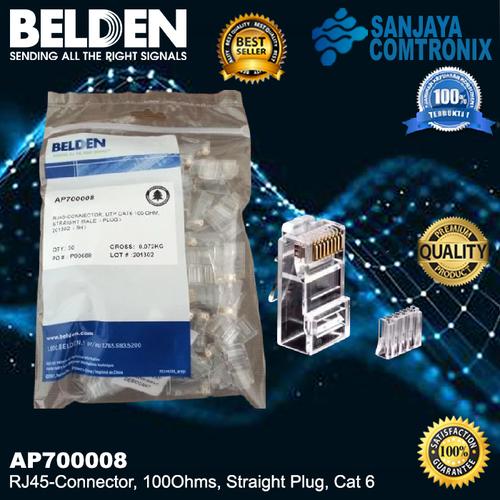 Jual AP700008 BELDEN Konektor RJ45 Connector RJ45 Cat-6 - SATUAN ...