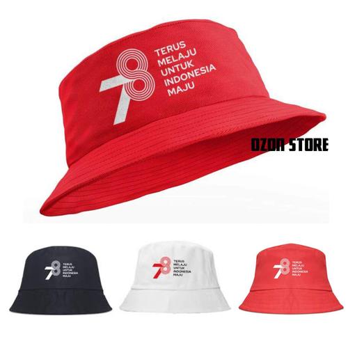 Jual Topi Bucket Logo Resmi Dirgahayu Republik Indonesia Topi Agustusan ...